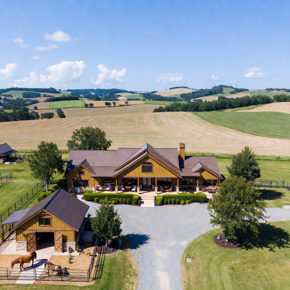 12 Stunning American Countryside Ranch Houses Designs